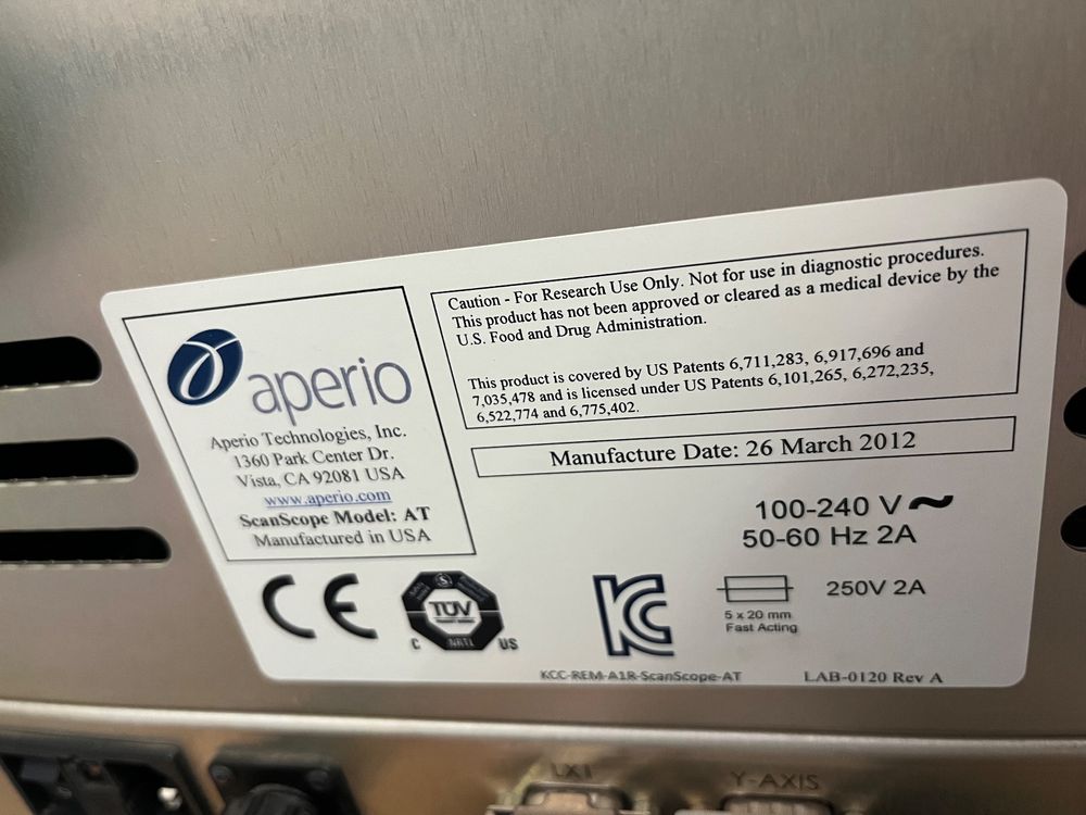 Leica Aperio ScanScopeAT Digital Pathology Slide Scanner (Gebraucht) in ...