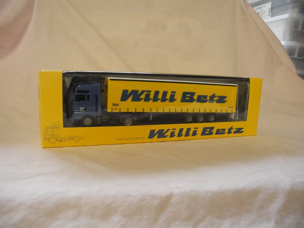 HERPA EXCLUSIVE SERIES MAN WILLI BETZ 1:87 MIB | Kaufen auf Ricardo