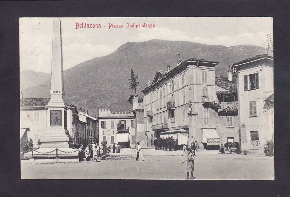 BELLINZONA - Piazza Indipendenza, 1912 (Gebraucht) in Reiden für CHF 6 ...