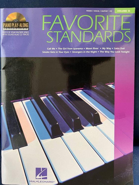 Piano Play-Along (mit CD) - Favorite Standards Vol.15 | Kaufen auf Ricardo