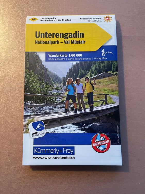 Wanderkarte Unterengadin (Neu (gemäss Beschreibung)) in Nussbaumen AG ...