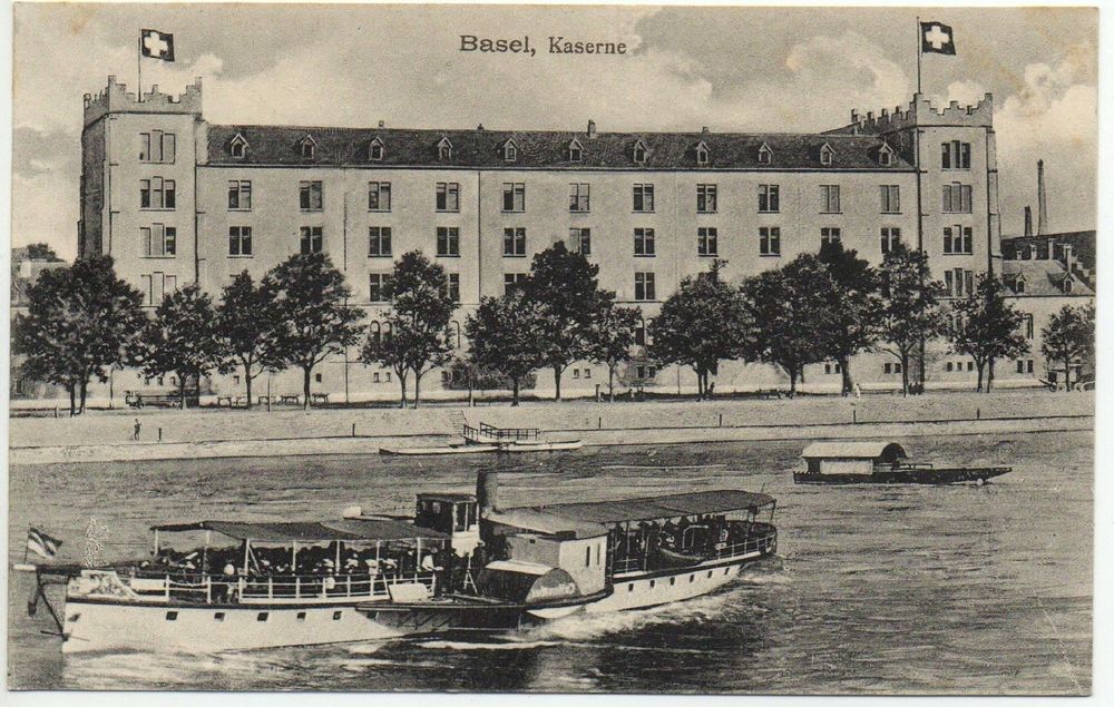BASEL Kaserne, Rhein, Dampfschiff, Boot (Gebraucht) in Jona für CHF 14. ...