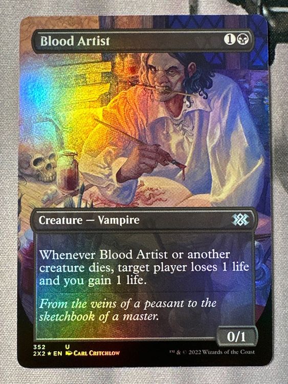 Blood Artist FOIL Variant 352 Double Masters Boosterfrisch | Kaufen auf ...