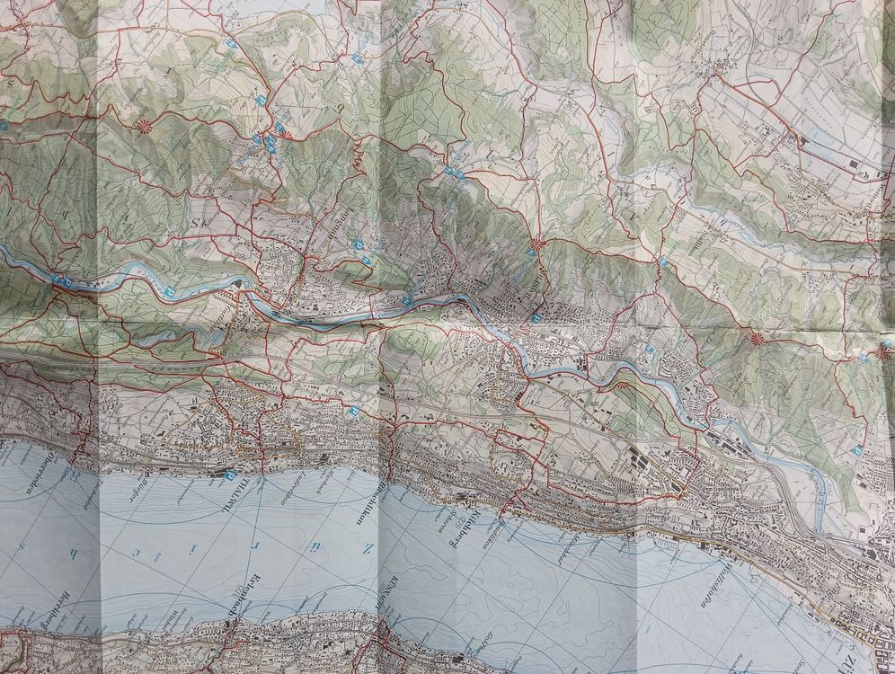 Wanderkarte Urnersee Uetliberg Toggenburg Lenzerheid Schweiz | Kaufen ...