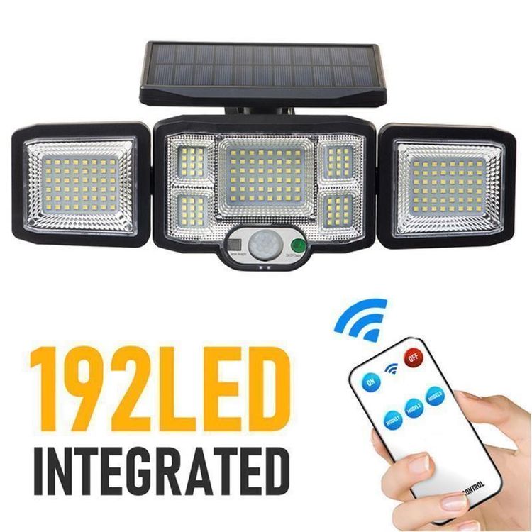 192 LED Solarlampen für Außen mit 3 Kopf (Neu (gemäss Beschreibung)) in Thun für CHF 25.5 – mit ...