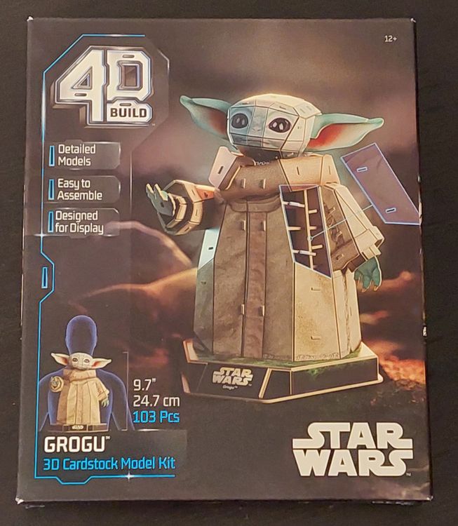 4D build Grogu 3D Cardstock Model Kit (Neu und originalverpackt) in ...