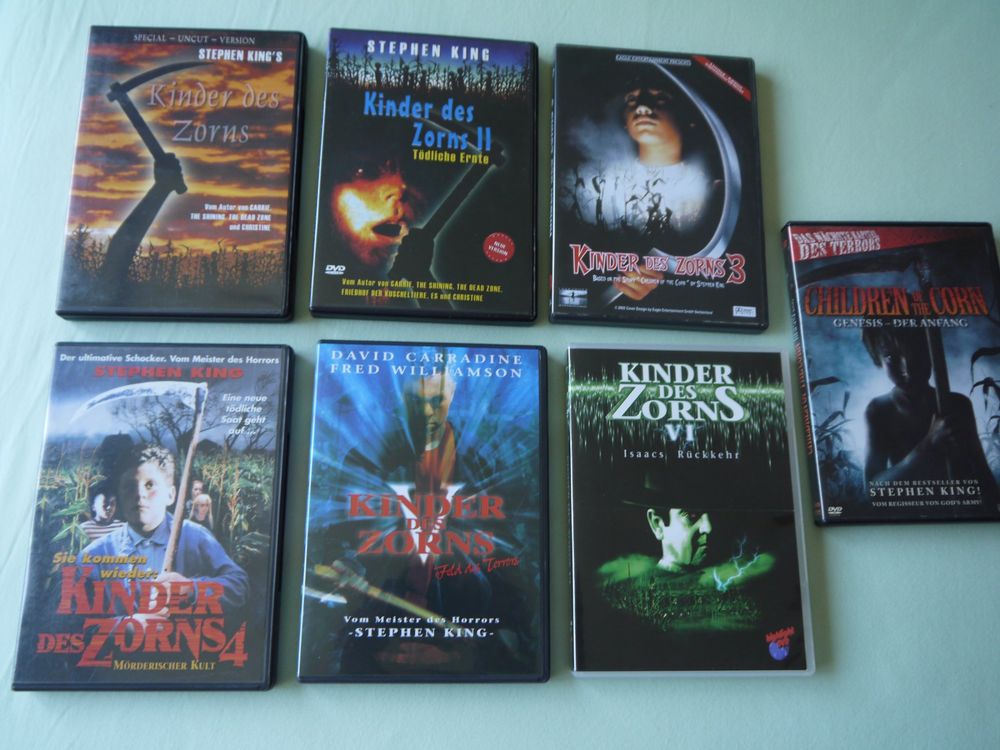 Stephen King - KINDER DES ZORN 1 - 7 - uncut (Gebraucht) in Hagendorn ...