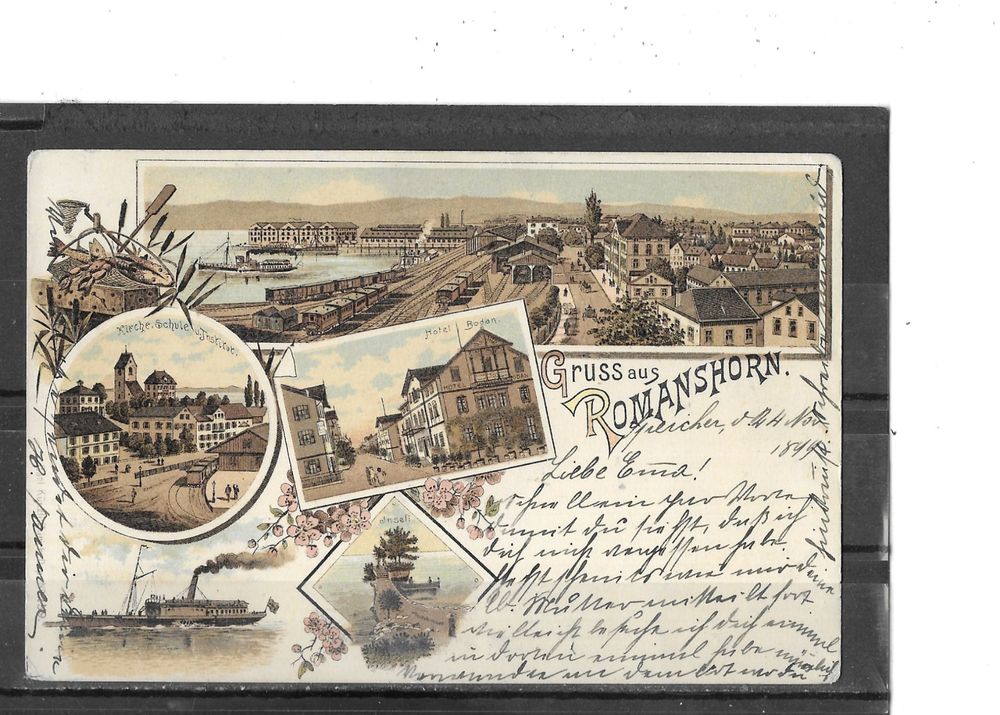 TG Gruss aus Romanshorn 1899 (Litho) (Gebraucht) in Schocherswil für CHF 18 – mit Lieferung auf ...