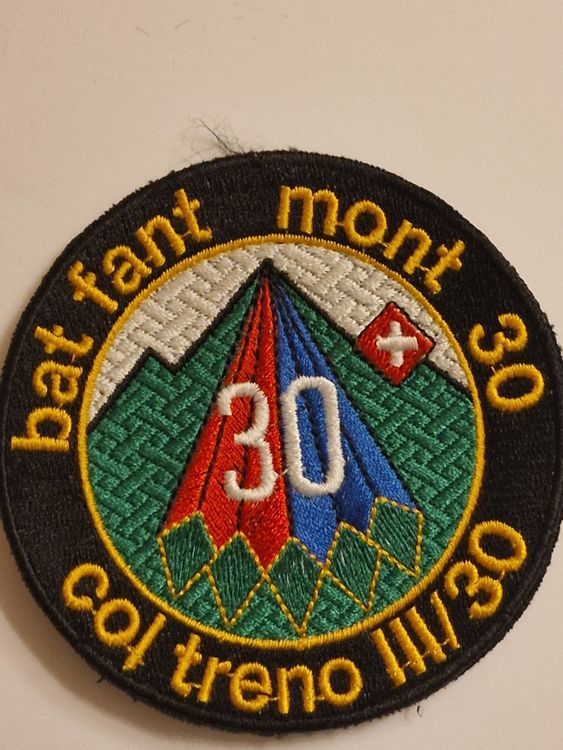 Infanterie Badge Bat fant mont 30 col train III/30 | Kaufen auf Ricardo