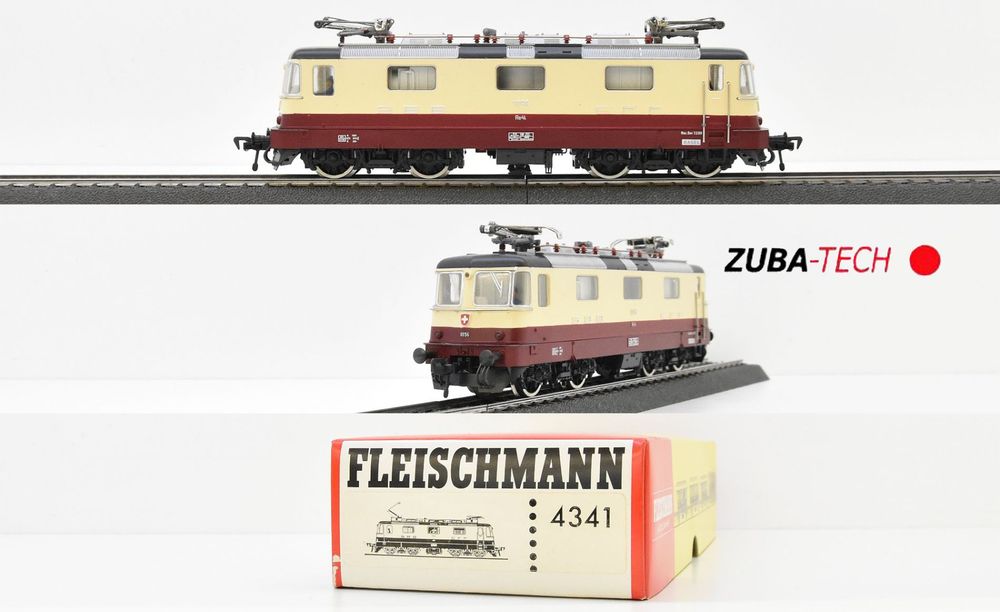 Fleischmann 4341 E-Lok Re 4/4 II TEE SBB H0 GS Analog OVP (Neu (gemäss ...