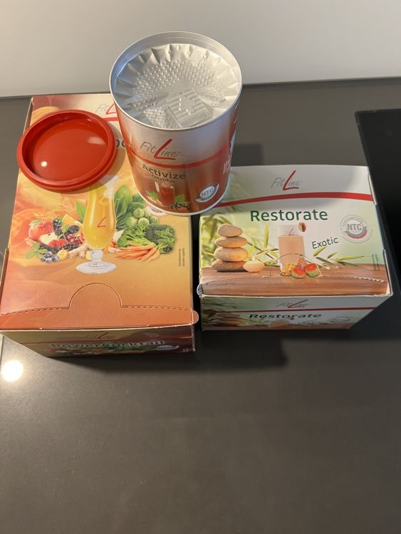 FitLine Powercocktail, Restorate Exotic, Activize Oxyplus (Neu und ...