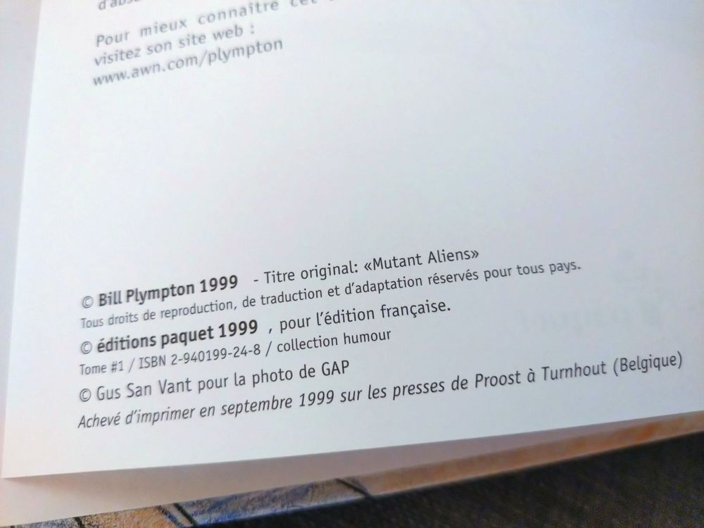 Bill Plympton - Les mutants de l'espace EO (D'occasion) à Farvagny-le ...