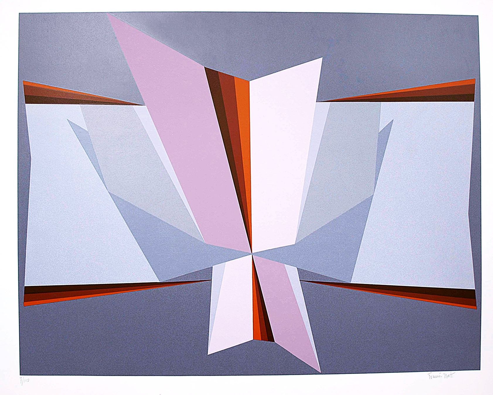 Francis Bott Serigrafie 1960er-Jahre (Neu (gemäss Beschreibung)) in ...