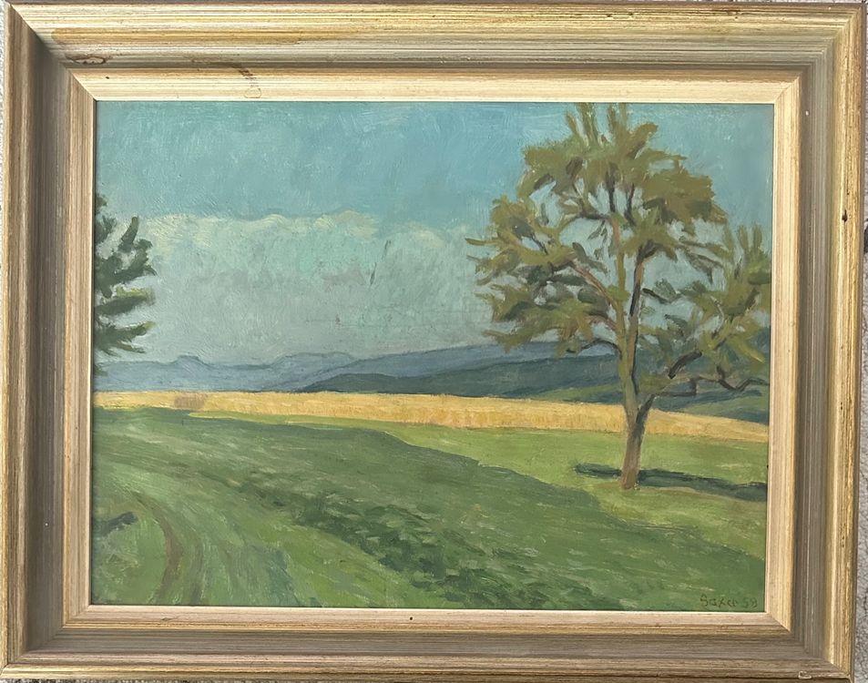 Oswald Saxer (1895-1976) Landschafts Gemälde (Gebraucht) in Root für ...
