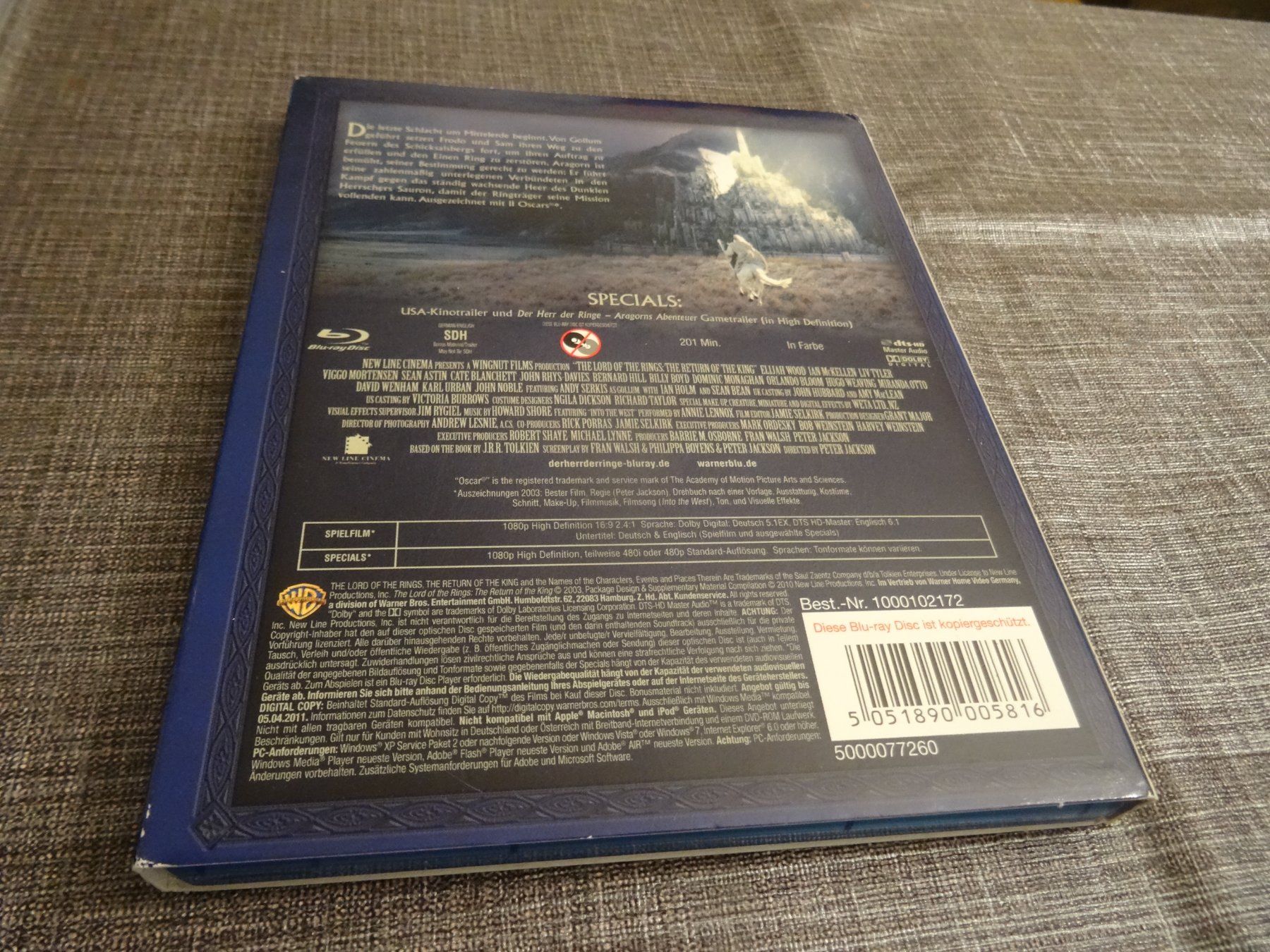 Herr der Ringe: Die Rückkehr des Königs - Blu-Ray, (Gebraucht) in Olten ...