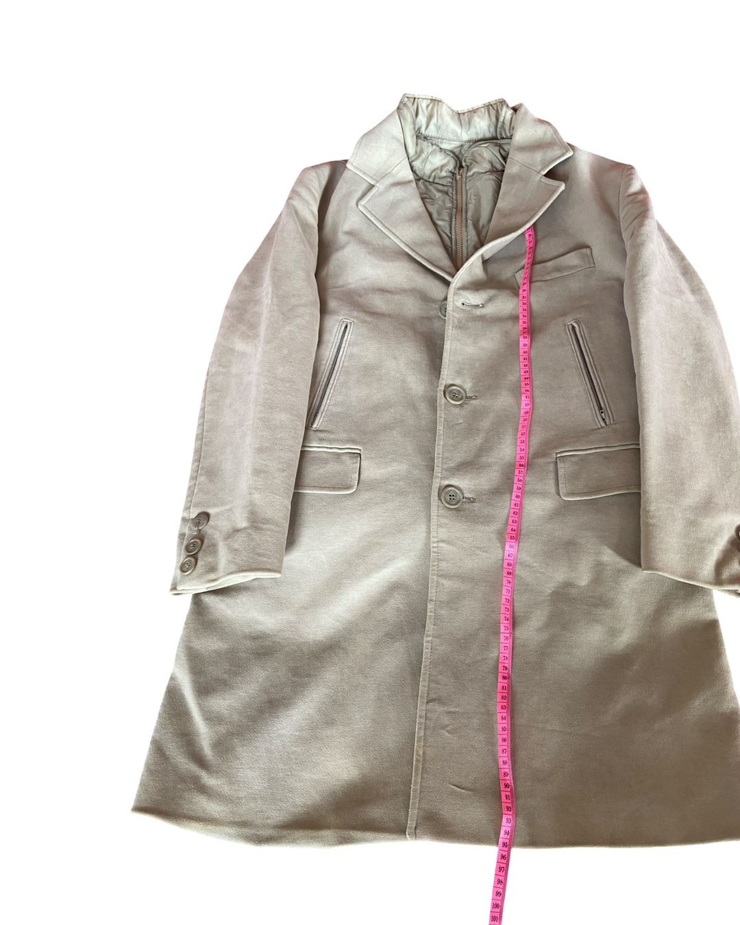 Della Valentina Sartoriale manteau 3-en-1 coton beige (D'occasion) à ...