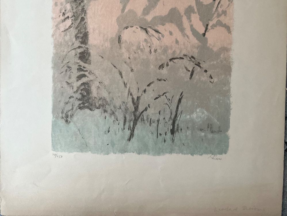 Leonhard Meisser (1902-1977) Litho Handsig (Gebraucht) in Hochdorf für CHF 35 – mit Lieferung ...