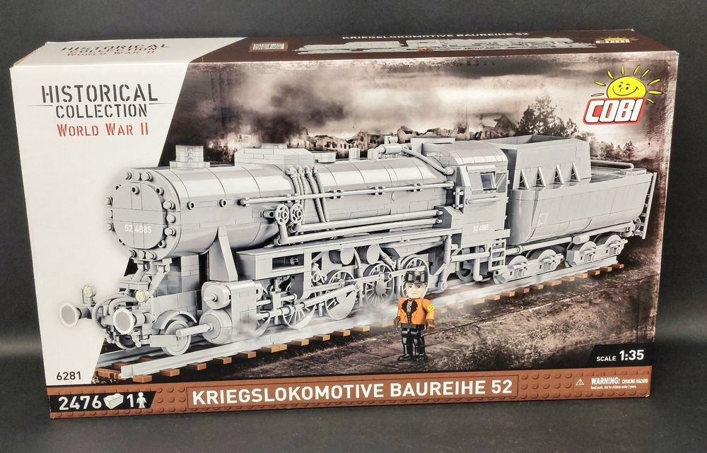 COBI 6281 DRG Kriegslok BR52 WWII LADENNEU (Neu und originalverpackt ...