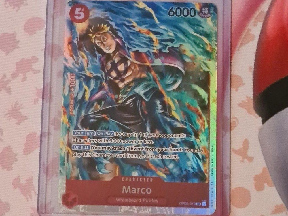 One Piece TCG: Marco - SR - OP03 (EN) (Neu (gemäss Beschreibung)) in ...