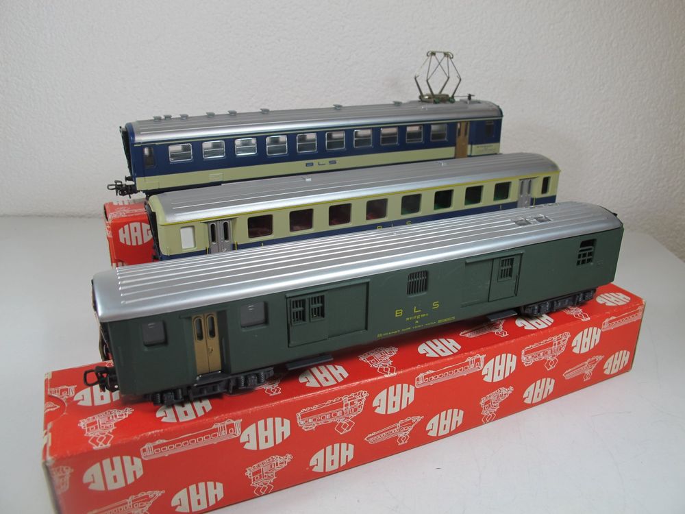 HAG H0: 3 x BLS Wagen / voitures BLS | Kaufen auf Ricardo