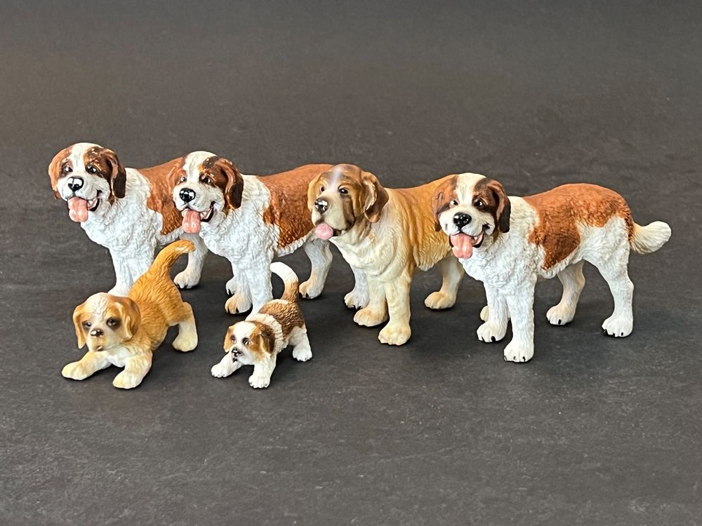 Schleich Bernhardiner Hunde Hund Welpe | Kaufen auf Ricardo