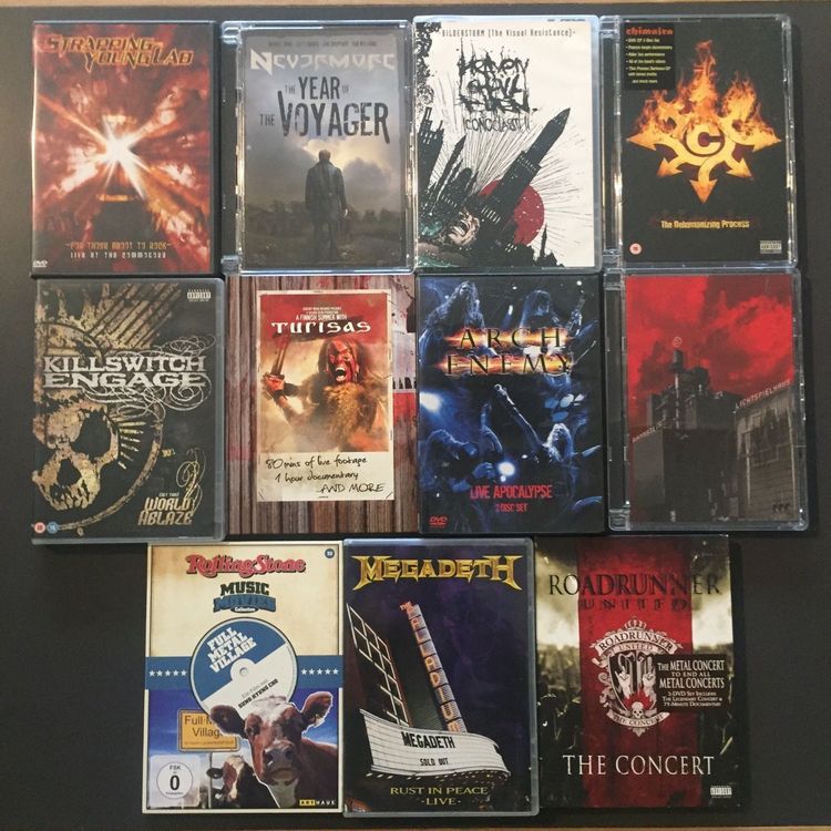 11 x Metal DVDs | Kaufen auf Ricardo