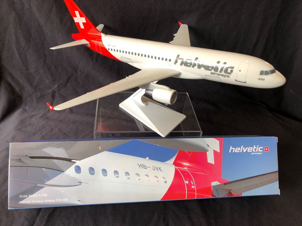 Helvetic Airways A319 Airbus 1:100 (Gebraucht) in Zürich für CHF 20 – mit Lieferung auf Ricardo ...