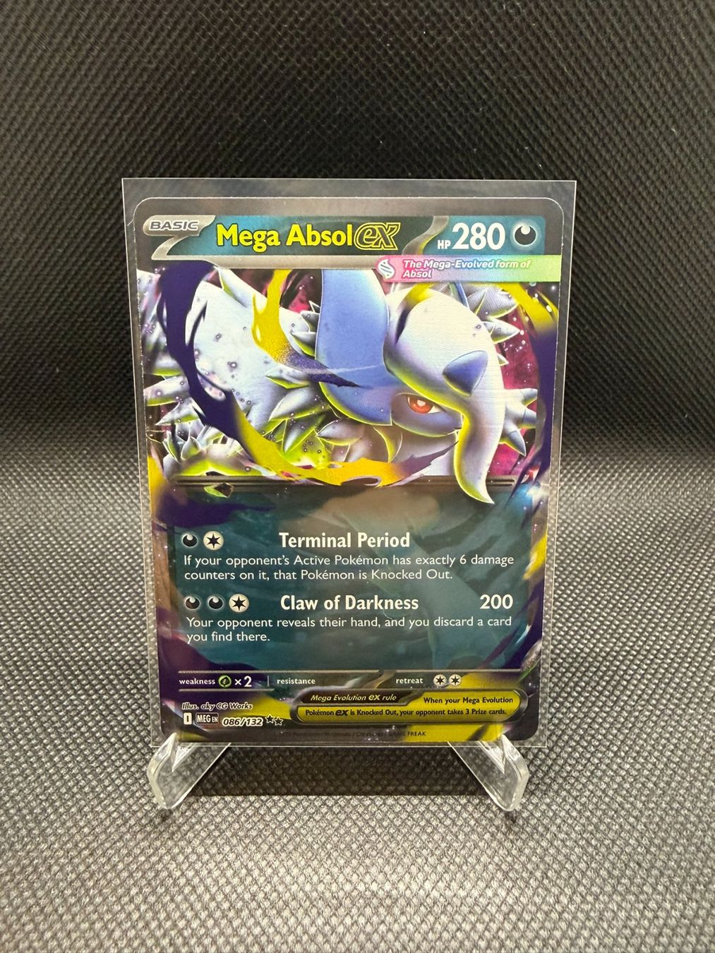 Pokemon Mega Evolution Mega Absol ex 086/132 (Gebraucht) in Horn für ...
