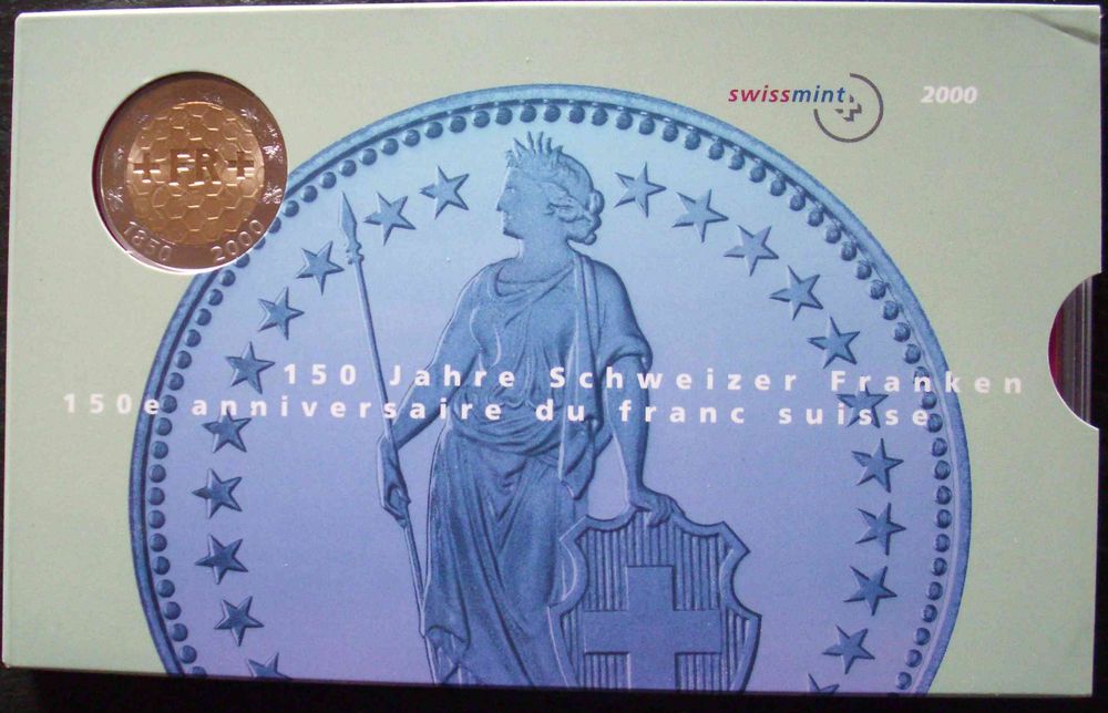 Münzsatz 2000 - Stempelglanz - 150 Jahre Schweizer Franken | Kaufen auf Ricardo