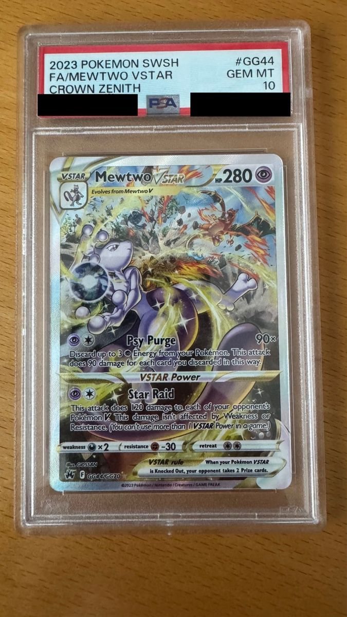 Pokémon Mewtwo VSTAR GG44 – PSA 10 Gem Mint – Crown Zenith (Neu (gemäss Beschreibung)) in ...