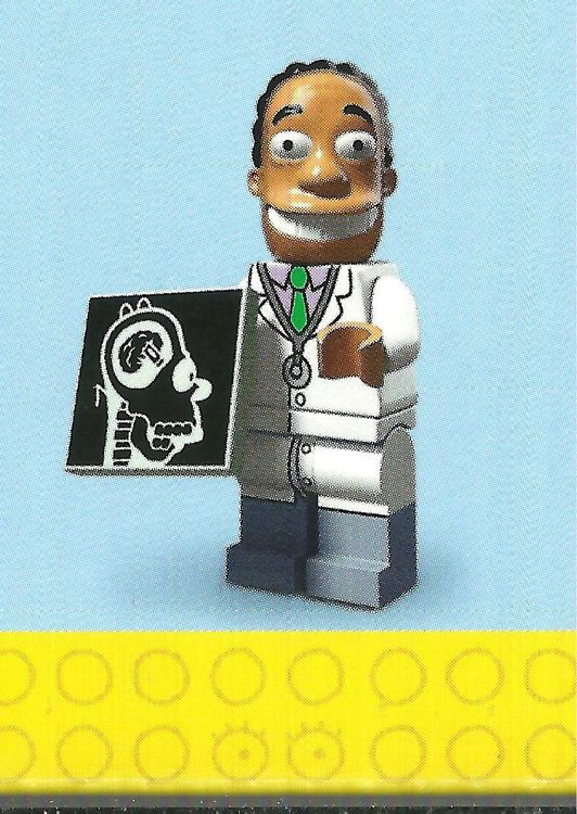 DR JULIUS HIBBERT LEGO MINIFIGURE 71009 SIMPSONS serie 2 new | Kaufen ...