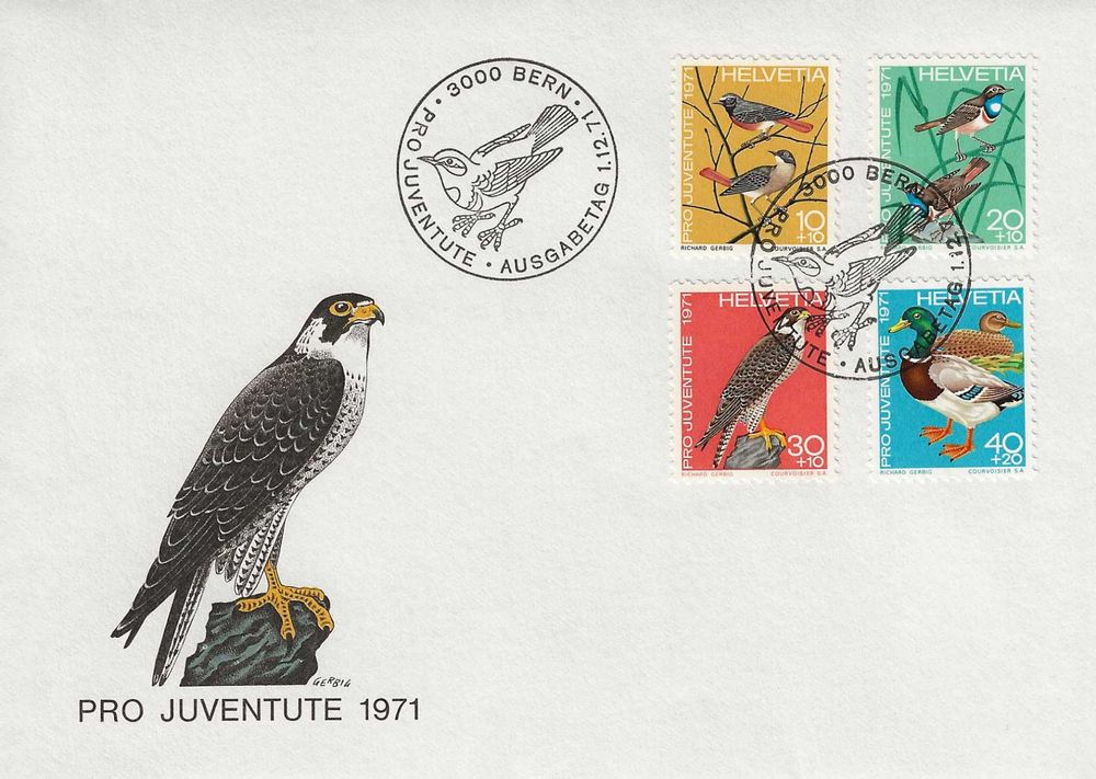 FDC - Proo Juventute 1971 - 01.12.71 (Neu (gemäss Beschreibung)) in rolle für CHF 0.6 – mit ...