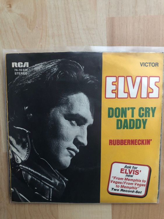 Kopie Single Elvis Don`t Cry Daddy Rubberneckin Kaufen Auf Ricardo