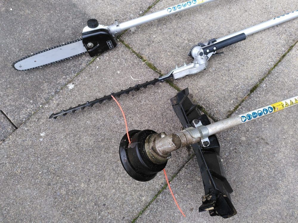 Scheppach MFH5300 Garten Multitool Trimmer Heckenschere Säge | Acheter ...