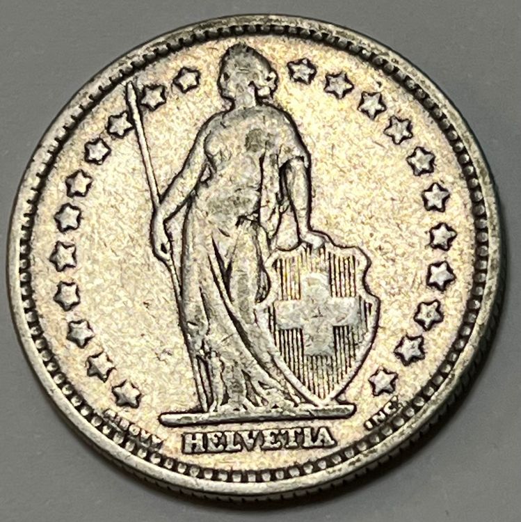 2 Franken - stehende Helvetia - 1905 B (Silber (.835) (Gebraucht) in ...