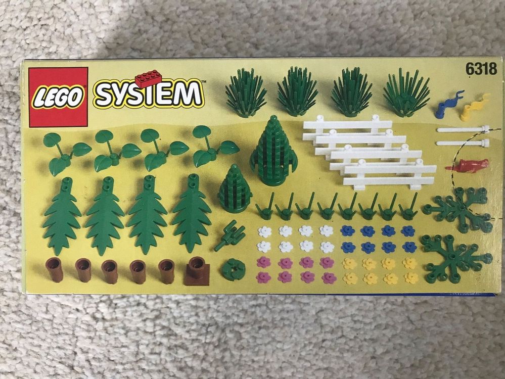 LEGO System 6318: Bäume, Blumen und Zäune / NEU (Neu und ...