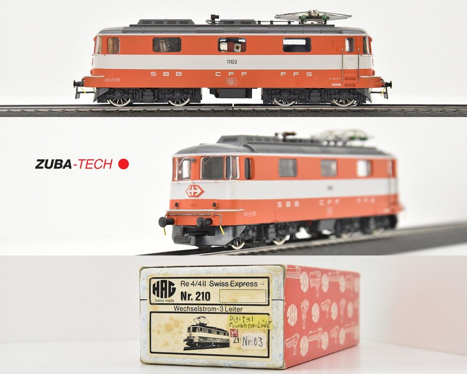 HAG 210 E-Lok Re 4/4 II Swiss Express SBB H0 WS Digital OVP | Kaufen auf Ricardo
