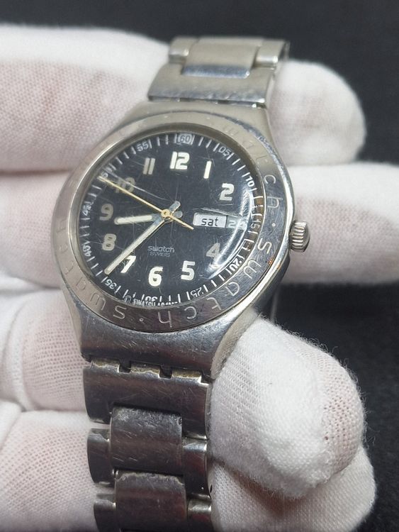 Vintage Swatch Irony OUDATCHI YGS710 , 37mm, Glassbrüch | Kaufen auf ...