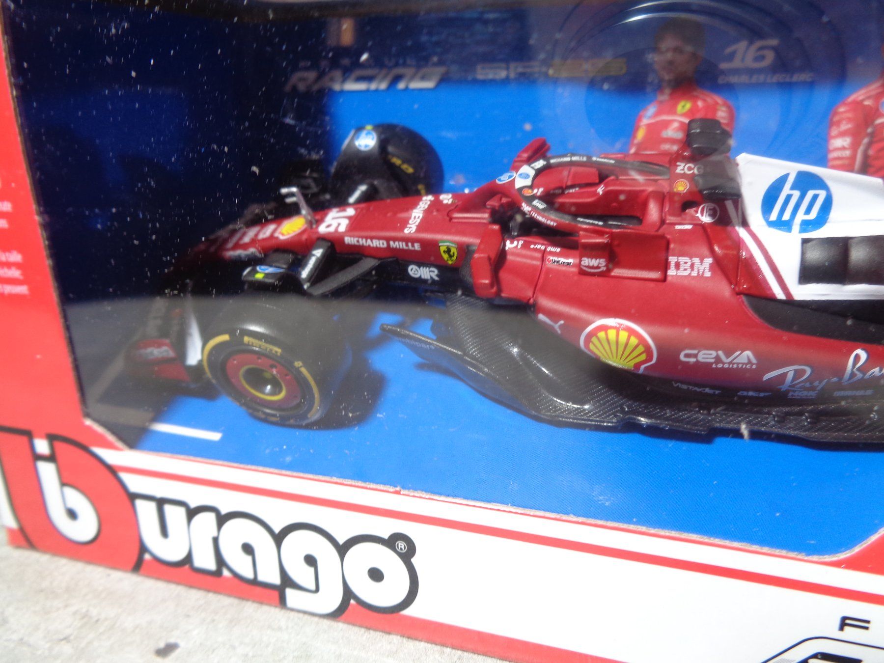 Bburago 1:43 F1 Ferrari SF-25 Charles Leclerc 2025 (Neuf avec emballage ...