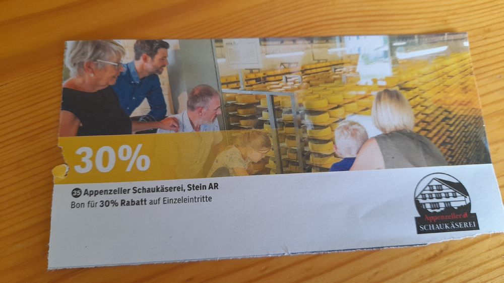 Gutschein Schaukäserei in Stein AR (Neu (gemäss Beschreibung)) in Nesslau für CHF 1 – mit ...