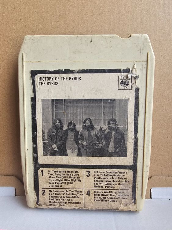Byrds History 8-Track Cartridge CBS 42-68242, 1973, Rarität (Gebraucht ...