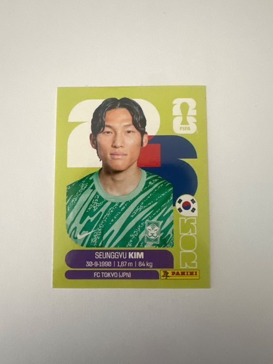 Panini FIFA WM 2026 Sticker - KOR 3 (Gebraucht) in Sulz AG für CHF 0.6 ...