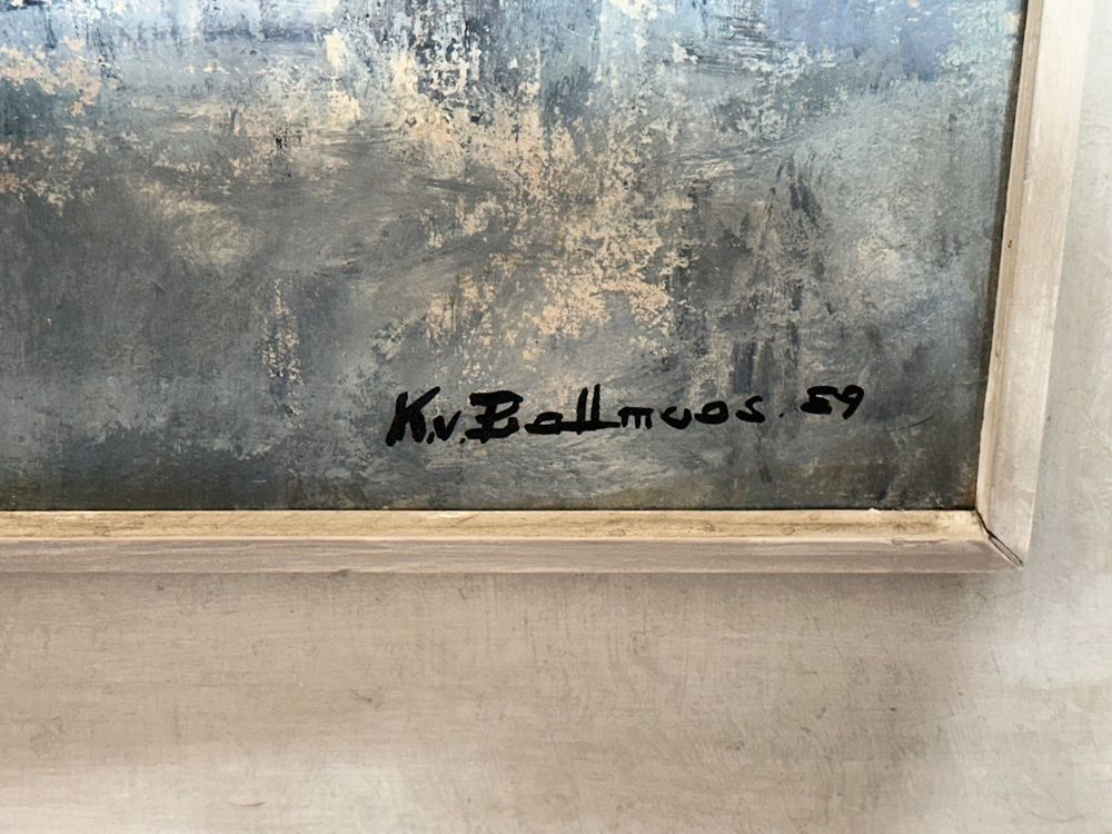 Kurt VON BALLMOOS (1934-2016) Peinture sur panneaux signée (Gebraucht ...