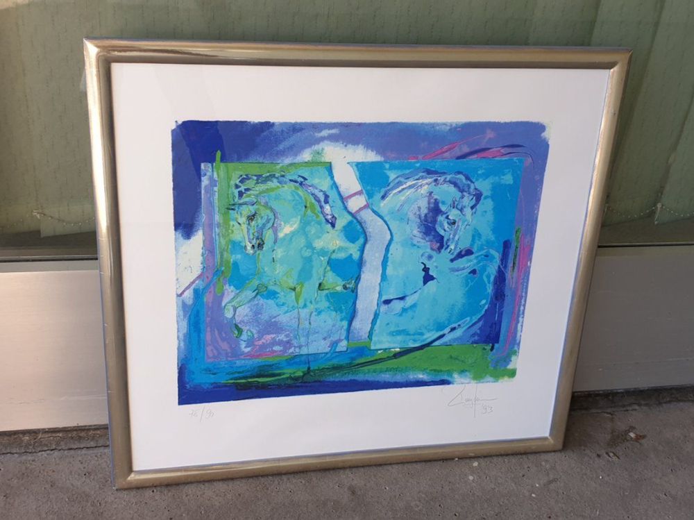 Original Lithographie Rolf Knie Pferde (Gebraucht) in Emmen für CHF 200 – mit Lieferung auf ...