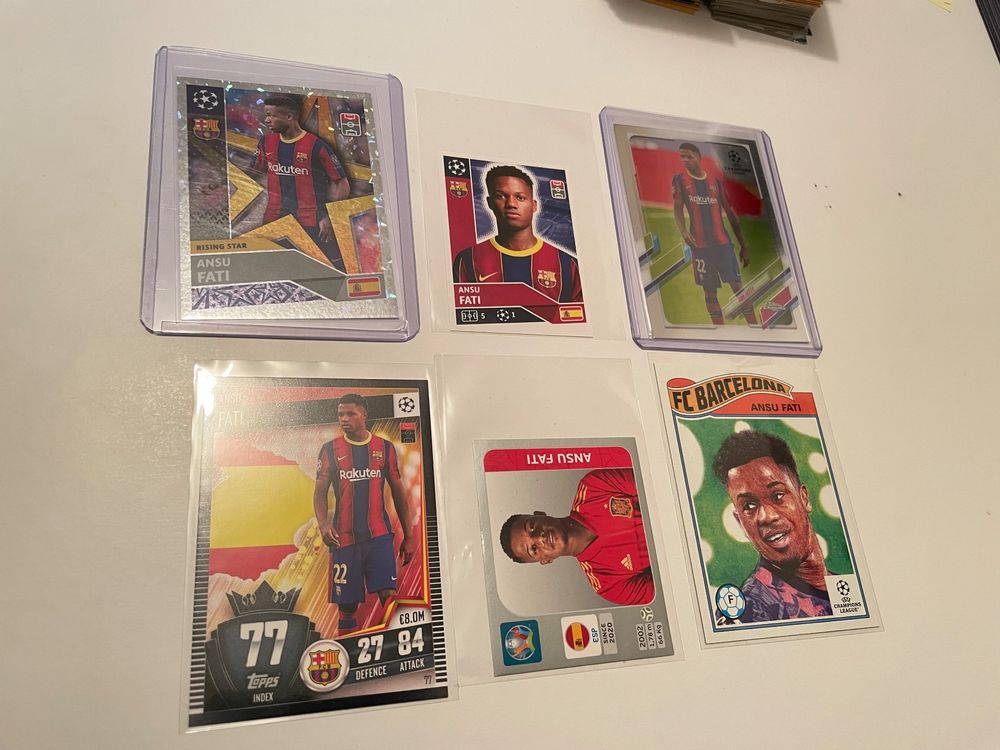 Panini Topps Lot Ansu Fati Barcelona Spain | Kaufen auf Ricardo