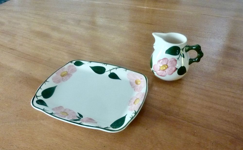 Villeroy & Boch WILD ROSE Kännchen Teller Plättli Porzellan | Kaufen auf Ricardo