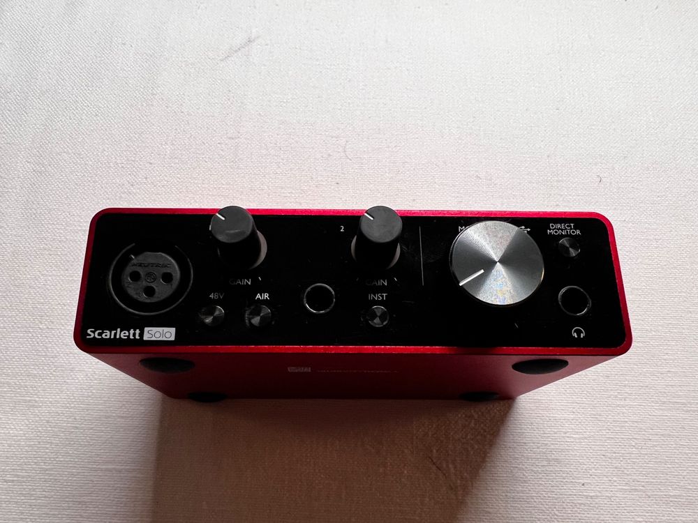 Focusrite Scarlett Solo 3.Gen | Kaufen auf Ricardo