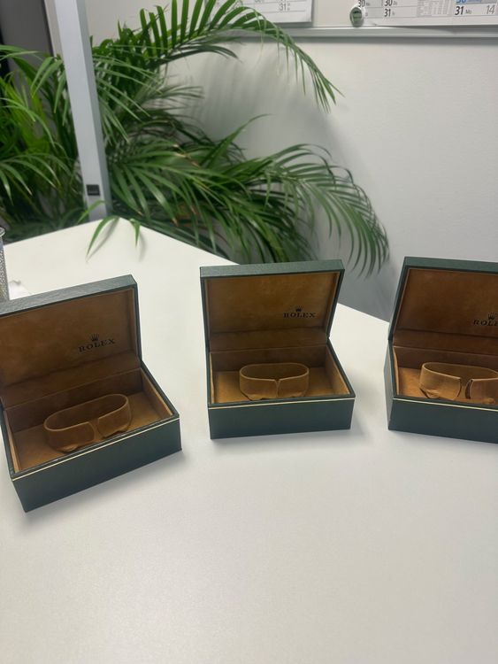 Original Rolex Box – 1990er / frühe 2000er Jahre – 3 Stück (Neu (gemäss ...