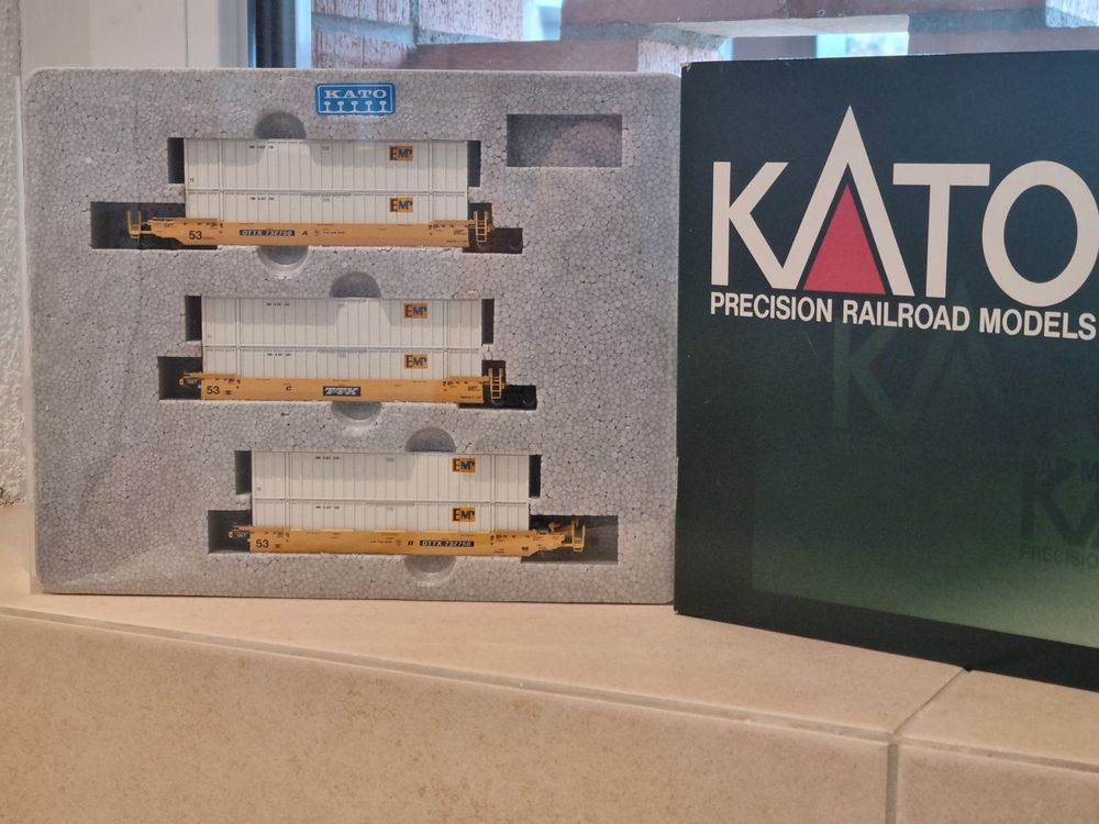 Kato Double Stack Car Set 106-6114 (Neu (gemäss Beschreibung)) in Ried ...