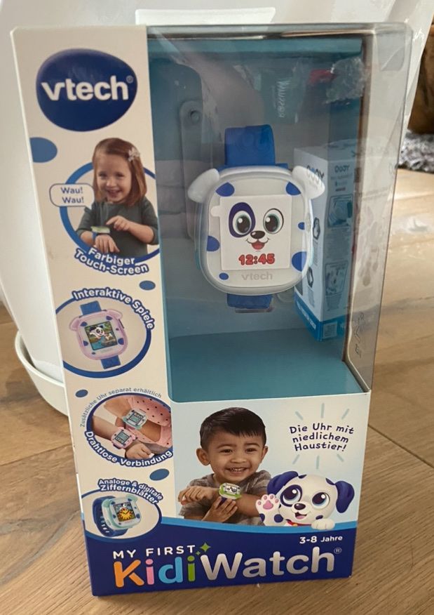 Vtech KidiWatch Kinder Smartwatch weiss blau top Zustand (Neu und originalverpackt) in Rümlang ...